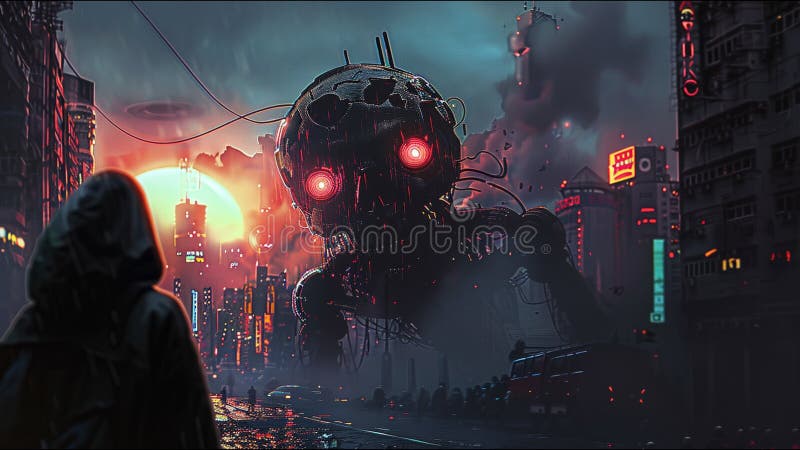 Robotic Zombie Post Modern Apocalypse Hellscape Brave New World 1984 ...