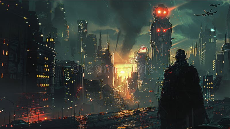 Robotic Zombie Post Modern Apocalypse Hellscape Brave New World 1984 ...