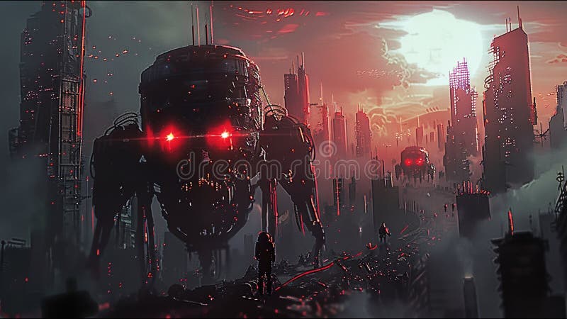 Robotic Zombie Post Modern Apocalypse Hellscape Brave New World 1984 ...