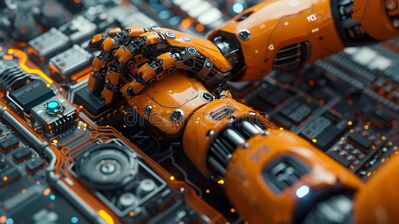 Robotically Building Complex Gear Systems in Tech Business Spaces Stock ...