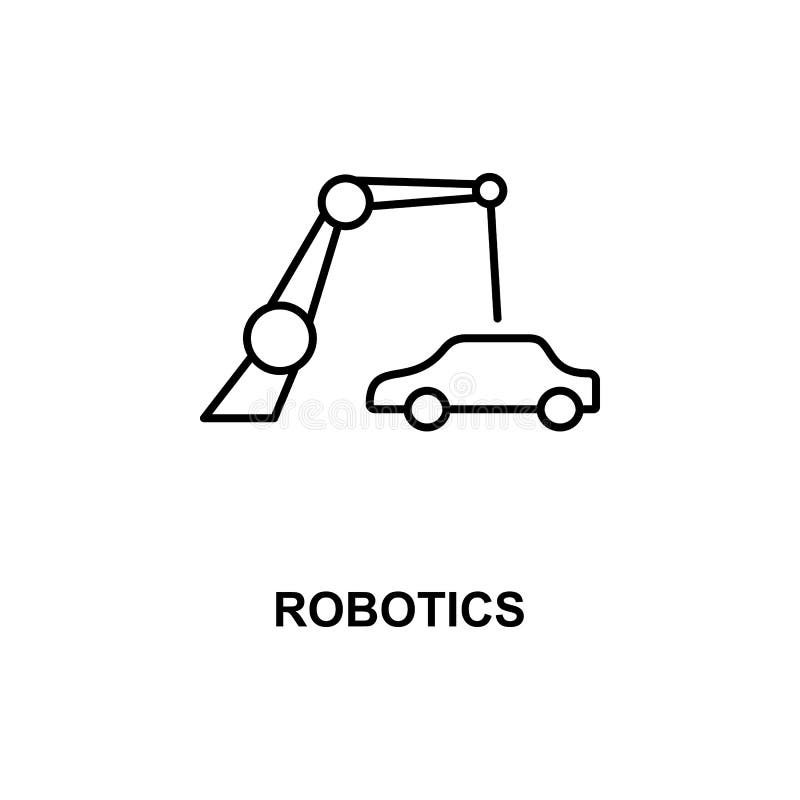 Robotics Car Production Icon. Element of Technologies Icon with Name ...