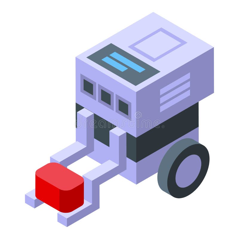 Robotics Cart Icon Isometric Vector. Tech Smart Stock Vector ...