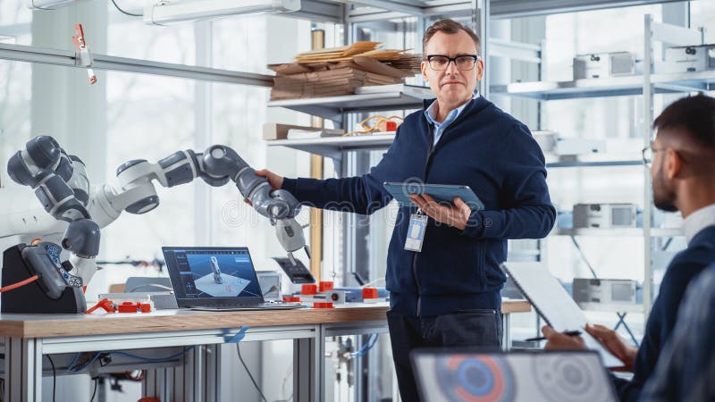 In Robotics Development Laboratory International Team of Engineers and ...