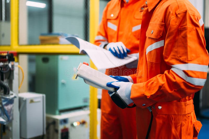 Robotics Engineers Team Discussing and Solving Problems Stock Photo - Image of mechanical ...