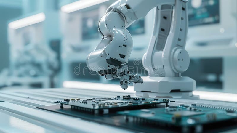 Robotics Ensuring Precise Handling of Delicate PCB Components on the ...