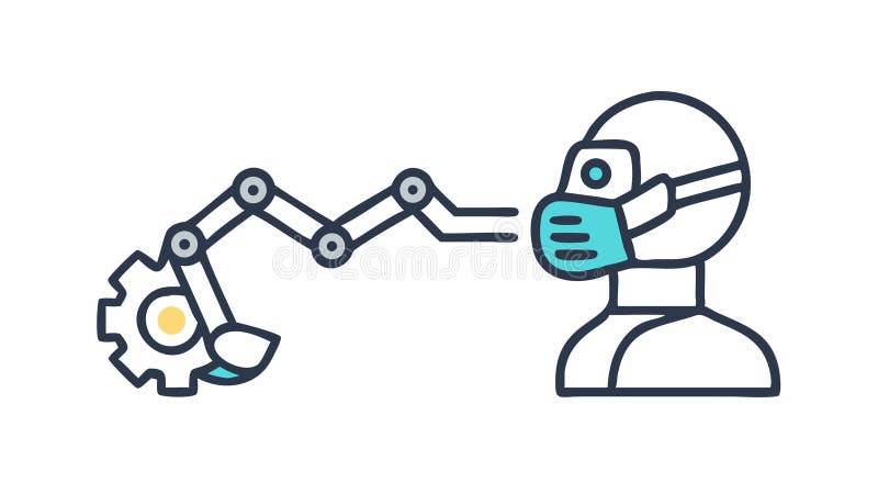 Robotics for Hazardous Environment Work and Safety, Vector Design ...