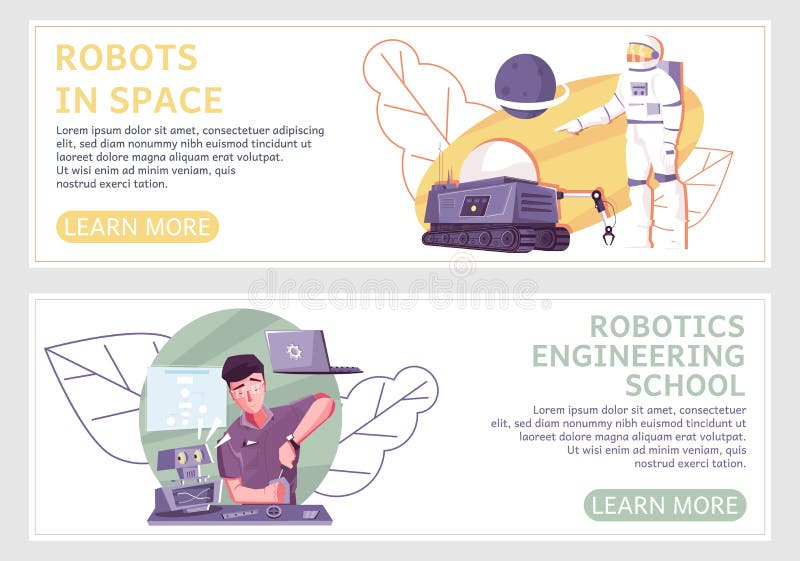 Robotics School for Kids stock vector. Illustration of playing - 163970134
