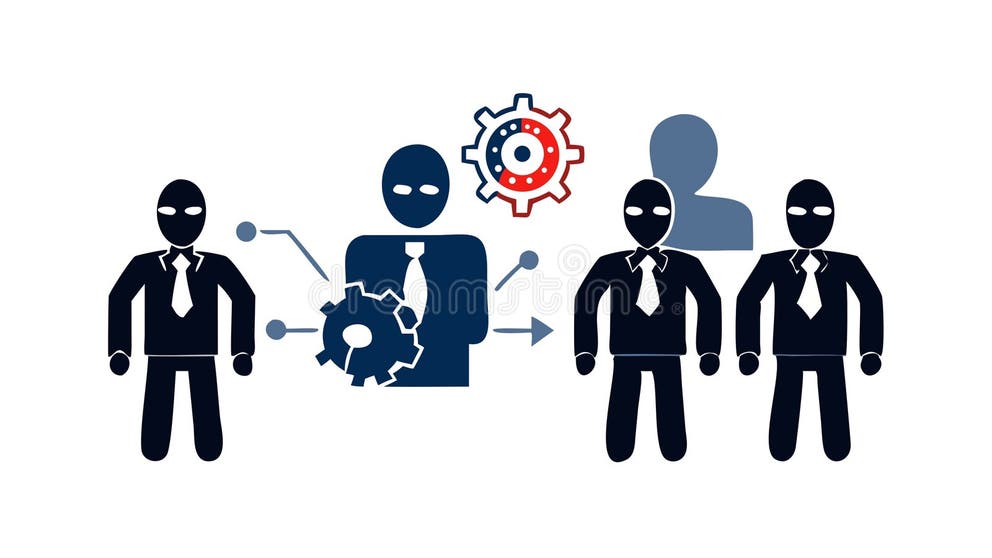 Robotics Human Interaction Technology Icon, Vector Design Generative AI ...