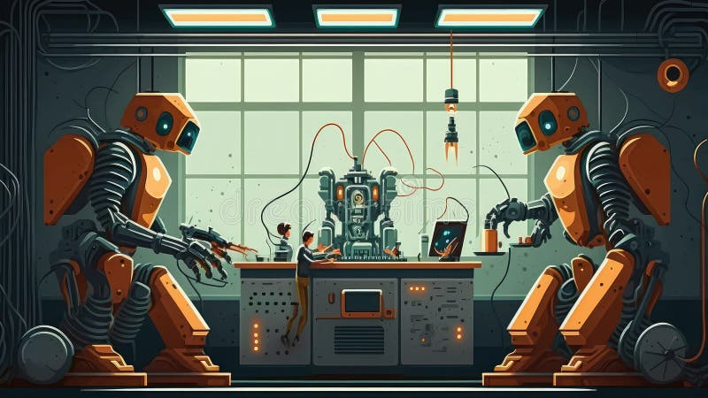 Developing Robots Stock Illustrations – 105 Developing Robots Stock ...
