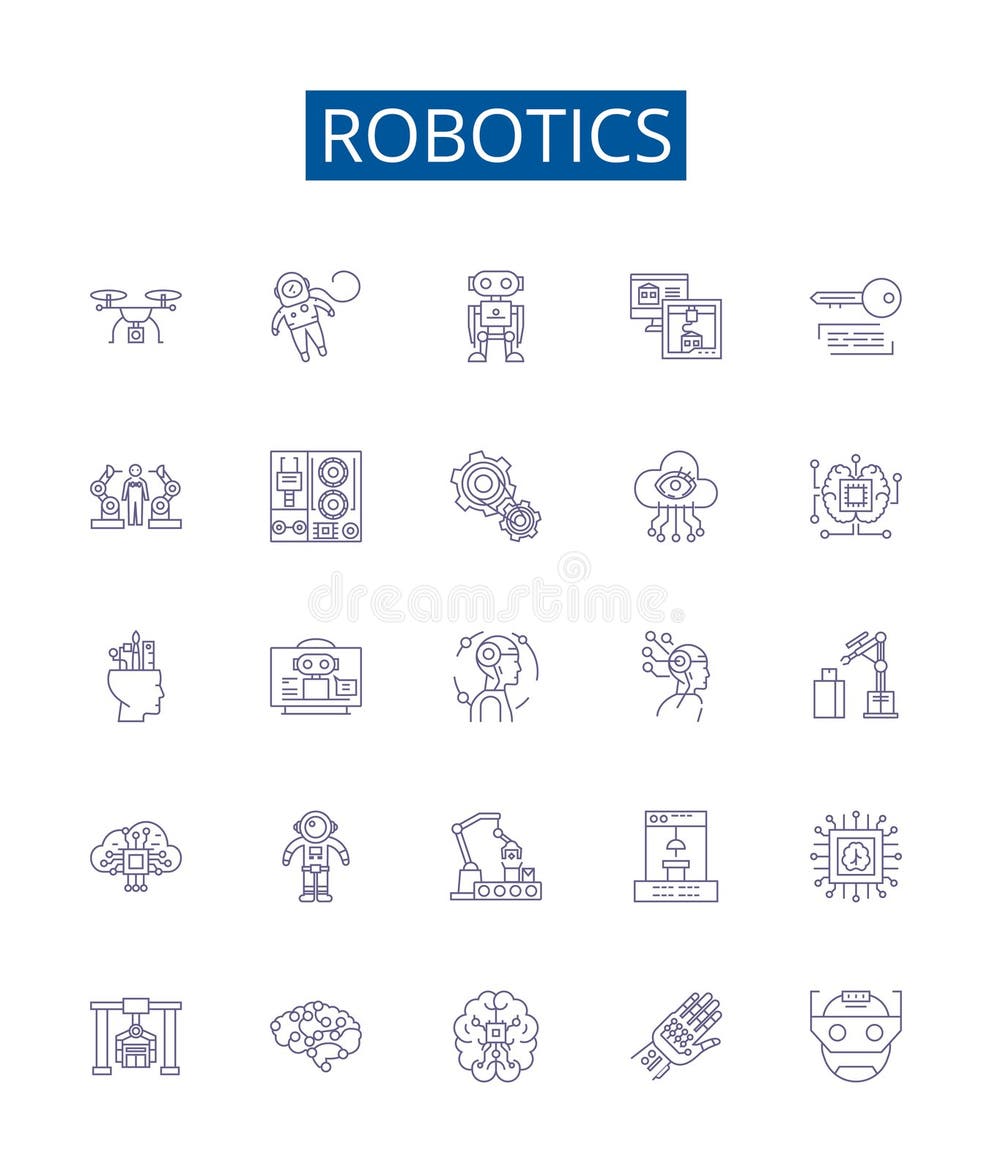 Automation Robotics Machines Stock Illustrations – 4,614 Automation ...