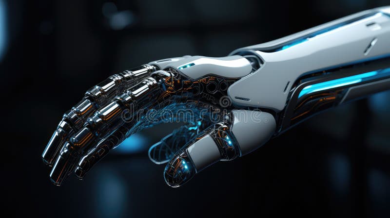 Robotics Modern Cyber Texture Stock Illustration - Illustration of ...