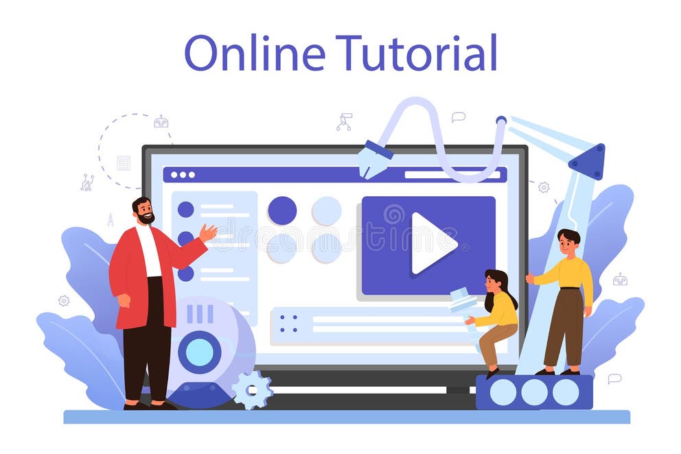 Robotics School Subject Online Service or Platform. Robot Engineering ...