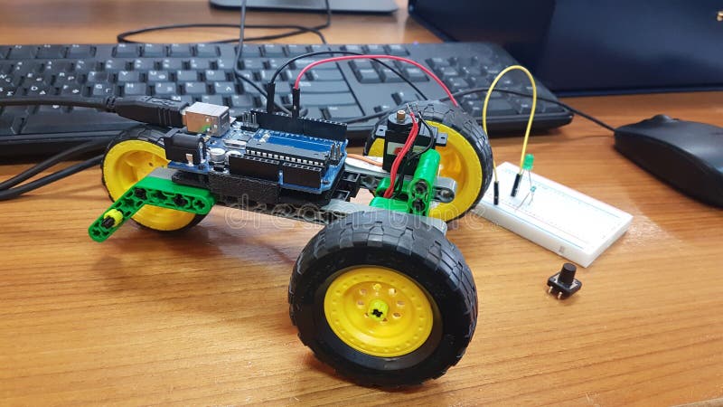 Robotics Stem Education in a Class Stock Photo - Image of electrical ...