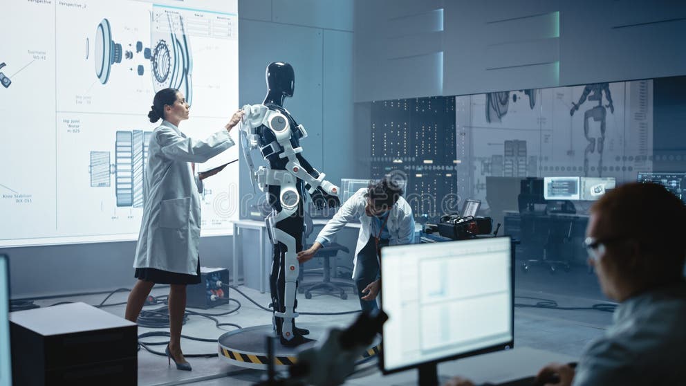 In Robotics Technology Development Laboratory Diverse Team of Engineers ...