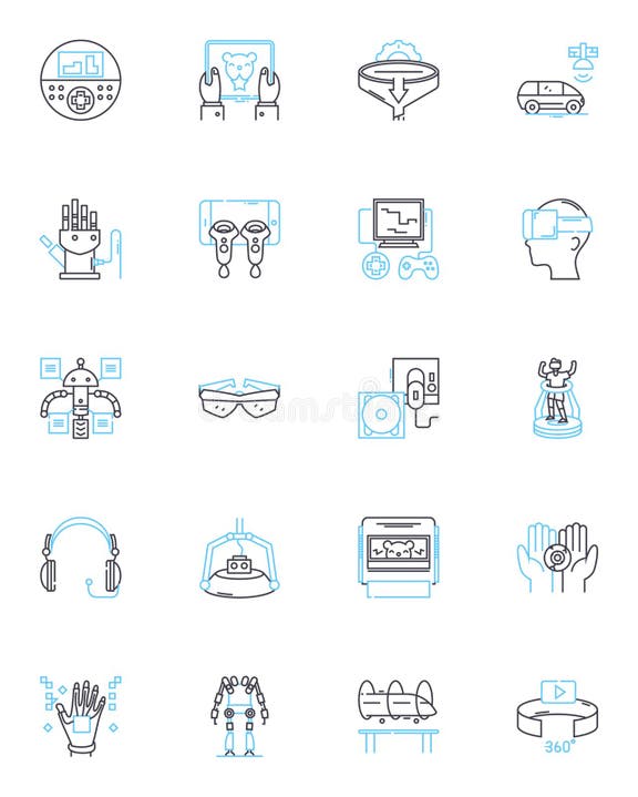 Robotics Technology Linear Icons Set. Automation, Robotics, Artificial ... Robotics Technology Linear Icons Set. Automation, Robotics, Artificial ...