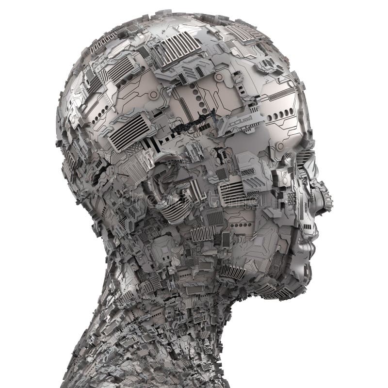 Robotik Und K?nstliche Intelligenz Stock Abbildung - Illustration von ...