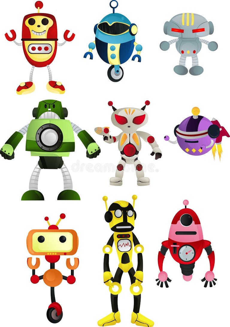 Little Mechanical Robots Stock Illustrations – 1,078 Little Mechanical ...