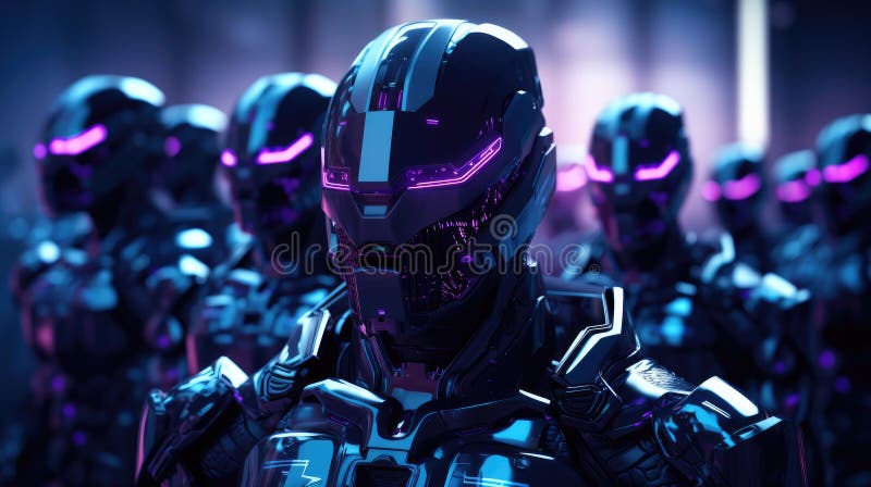 Robots Army Commander, Automation of Robotic Technical Processes Stock ...