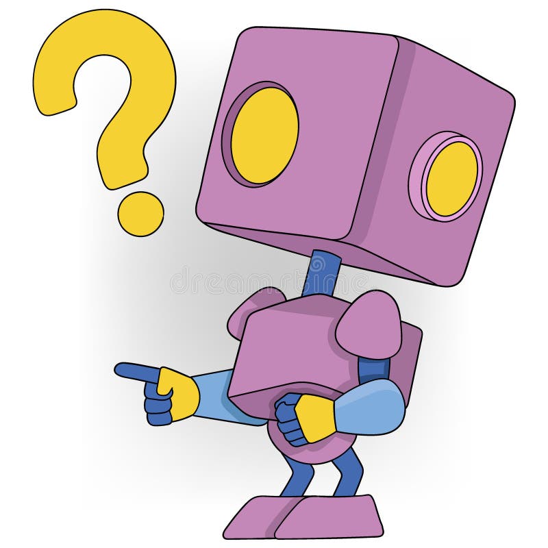 Robots with Artificial Intelligence that Can Answer All Questions Stock ...