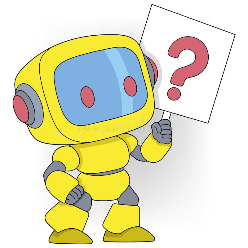 Robots with Artificial Intelligence that Can Answer All Questions Stock ...