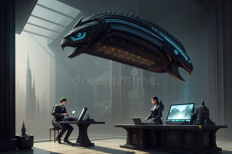 Robots. Artificial Intelligence Stock Illustration - Illustration of ... Robots. Artificial Intelligence Stock Illustration - Illustration of ...