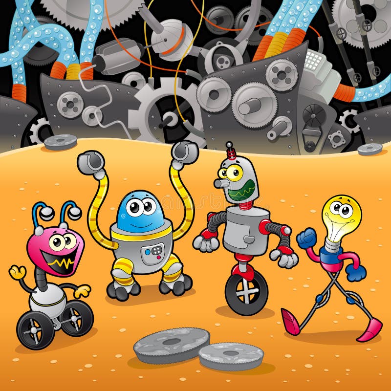 Board game theme image 7 stock vector. Illustration of robotic - 48937751