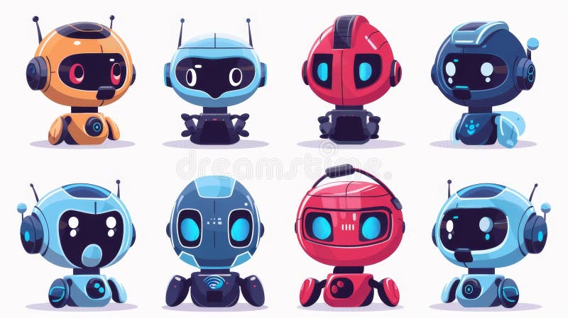 Artificial Intelligence Robot Translator Chatbot Stock Photos - Free ...