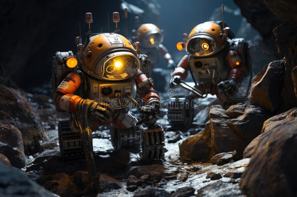 Robots Efficiently Conduct Space Mining Operations on an Asteroid ...