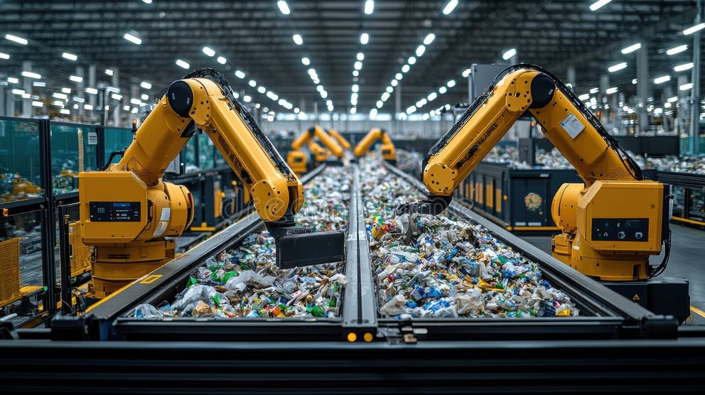 Robots Efficiently Sort through Vast Array of Waste Materials Modern ...