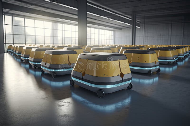 Automated Guided Vehicle Stock Illustrations – 298 Automated Guided ...