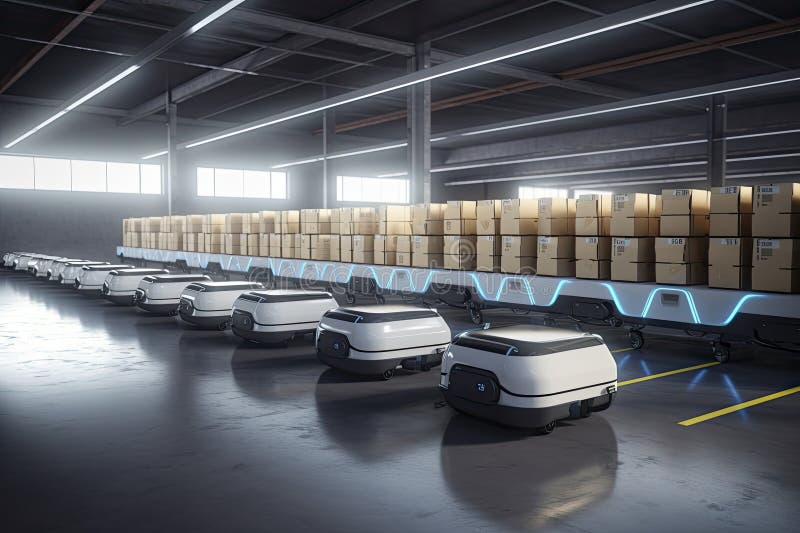 Automated Guided Vehicle Stock Illustrations – 292 Automated Guided ...