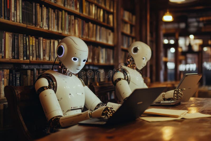 Robots Engage in Research and Development in a Modern Library Setting ...