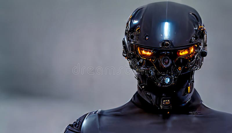 Robots. Futuristic Interpretation Future 2025. Illustration Stock ...