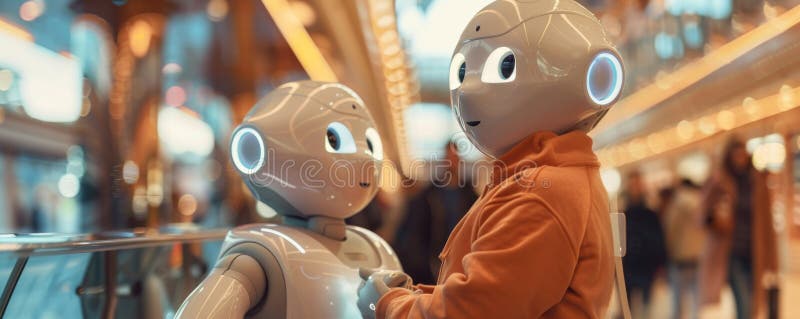 Robots Interacting in a Modern Indoor Setting Highlighting Advancements ...