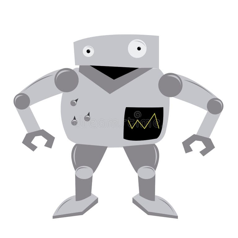 Grey Robot Stock Illustrations – 6,356 Grey Robot Stock Illustrations ...