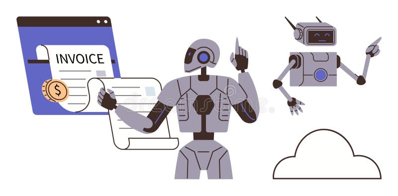 Robots Automating Online Invoices Using AI Technology and Cloud-based ...