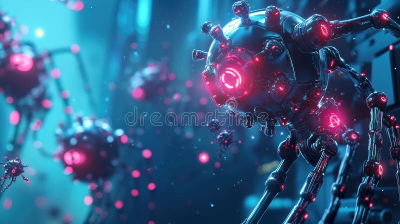 Robots Neutralizing Viruses in a Futuristic Laboratory Environment ... Robots Neutralizing Viruses in a Futuristic Laboratory Environment ...