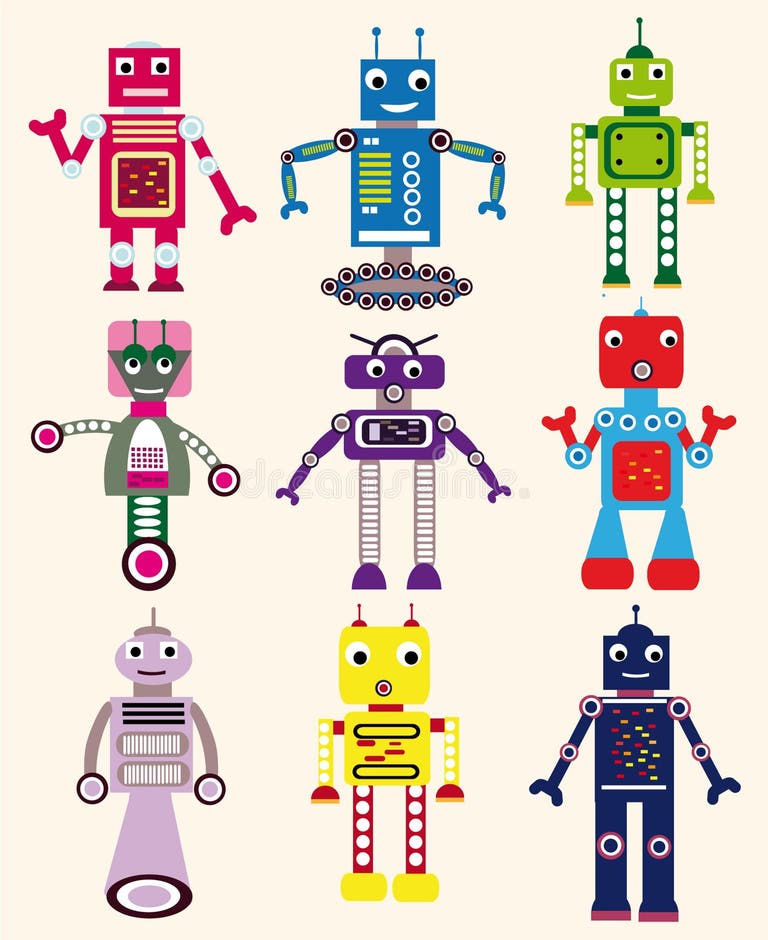 Robot Circle Stock Illustrations – 14,329 Robot Circle Stock ...