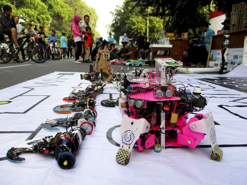 Robots editorial photography. Image of indonesia, central - 72490012