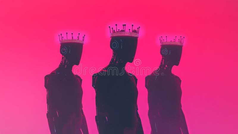 Robots Wearing Crowns Dominating Artificial Intelligence Reign in ...