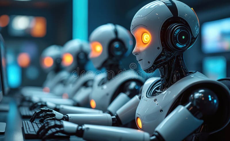 Ai Work Automation Stock Illustrations – 28,841 Ai Work Automation ...