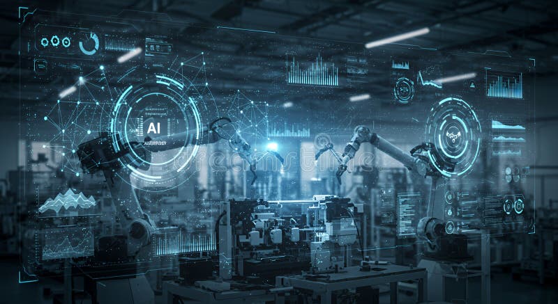 Robots Working with Artificial Intelligence in a Manufacturing ...