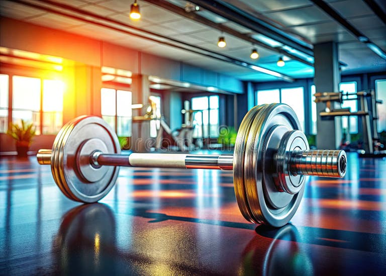 Durable and Powerful Weightlifting Barbell Ideal for Gym Workouts and ...