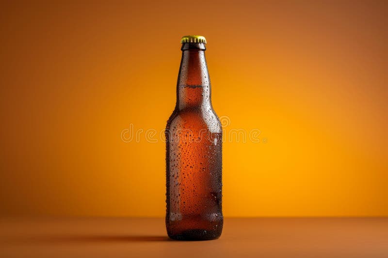 Robust Beer Bottle Hop. Generate Ai Stock Image - Image of space, glass ...