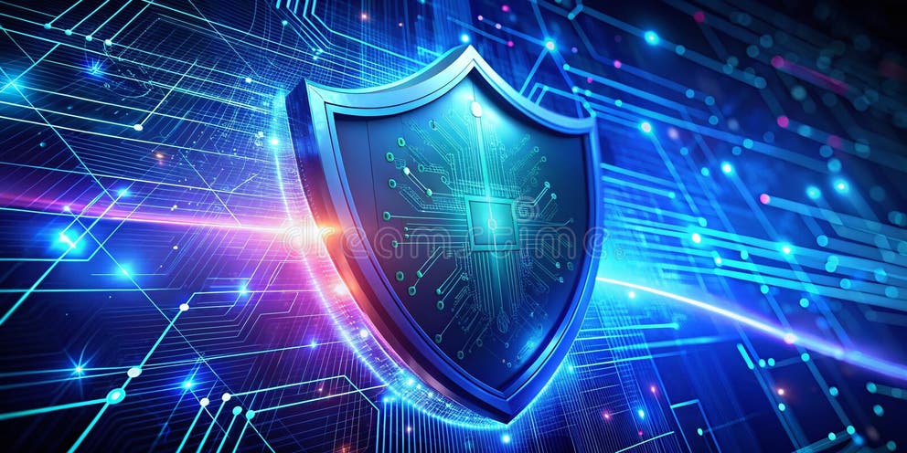 Robust Digital Shield Safeguards Data Flow a Powerful Cybersecurity ...
