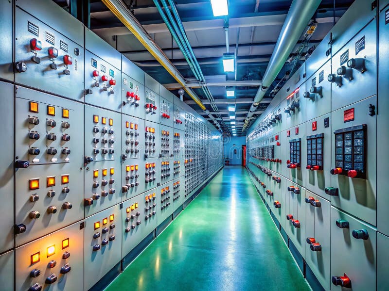 Robust Electrical Panel with Toggle Switches Modern Design for Enhanced ...