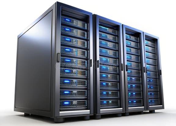 Robust EnterpriseGrade Server Rack in a CuttingEdge Data Center ...