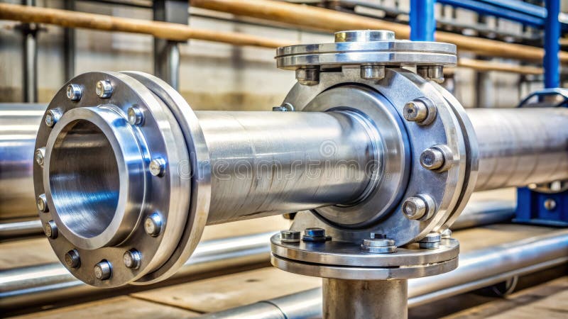 Industrial Grade Water Transfer Pipe with Flanged End and Built-in ...