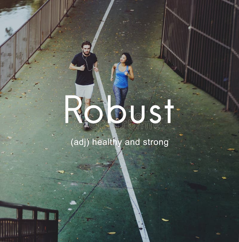 Robust Healthy and Strong People Graphic Concept Stock Image - Image of ...