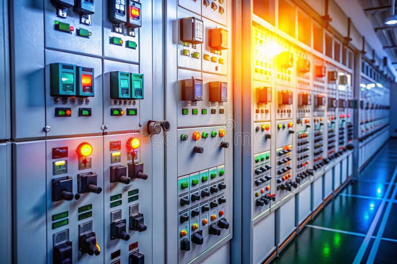 Robust Industrial Electrical Switch Panel for Enhanced Safety and ...